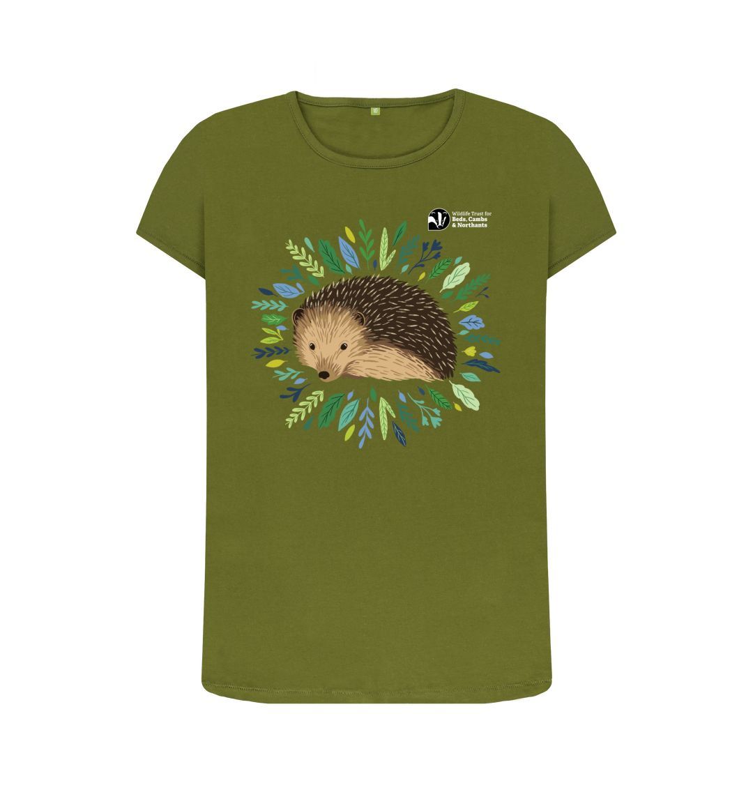 Women's Hedgehog T-shirt – Wildlife Trust BCN Shop