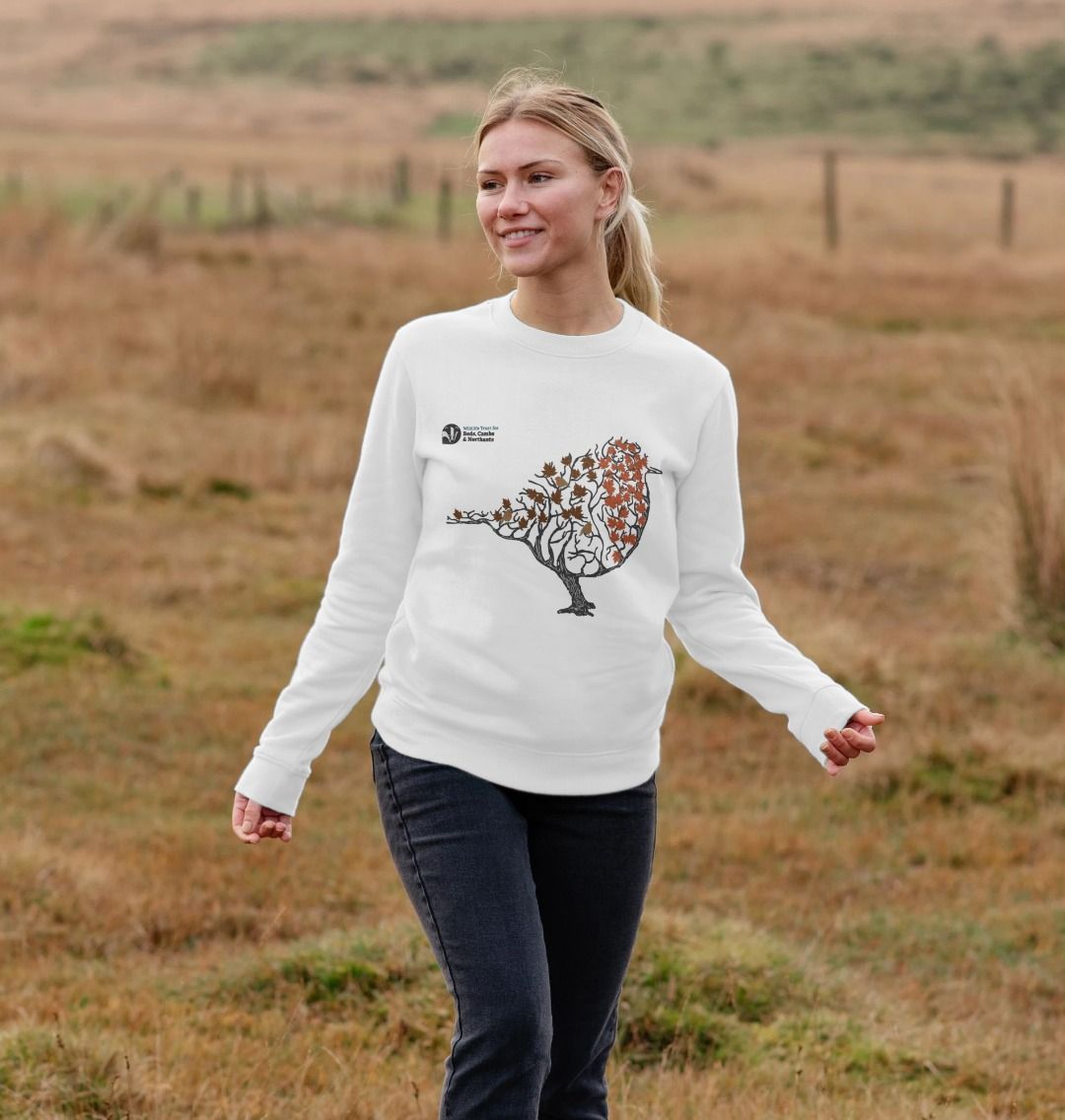 Women's Robin Jumper – Wildlife Trust BCN Shop